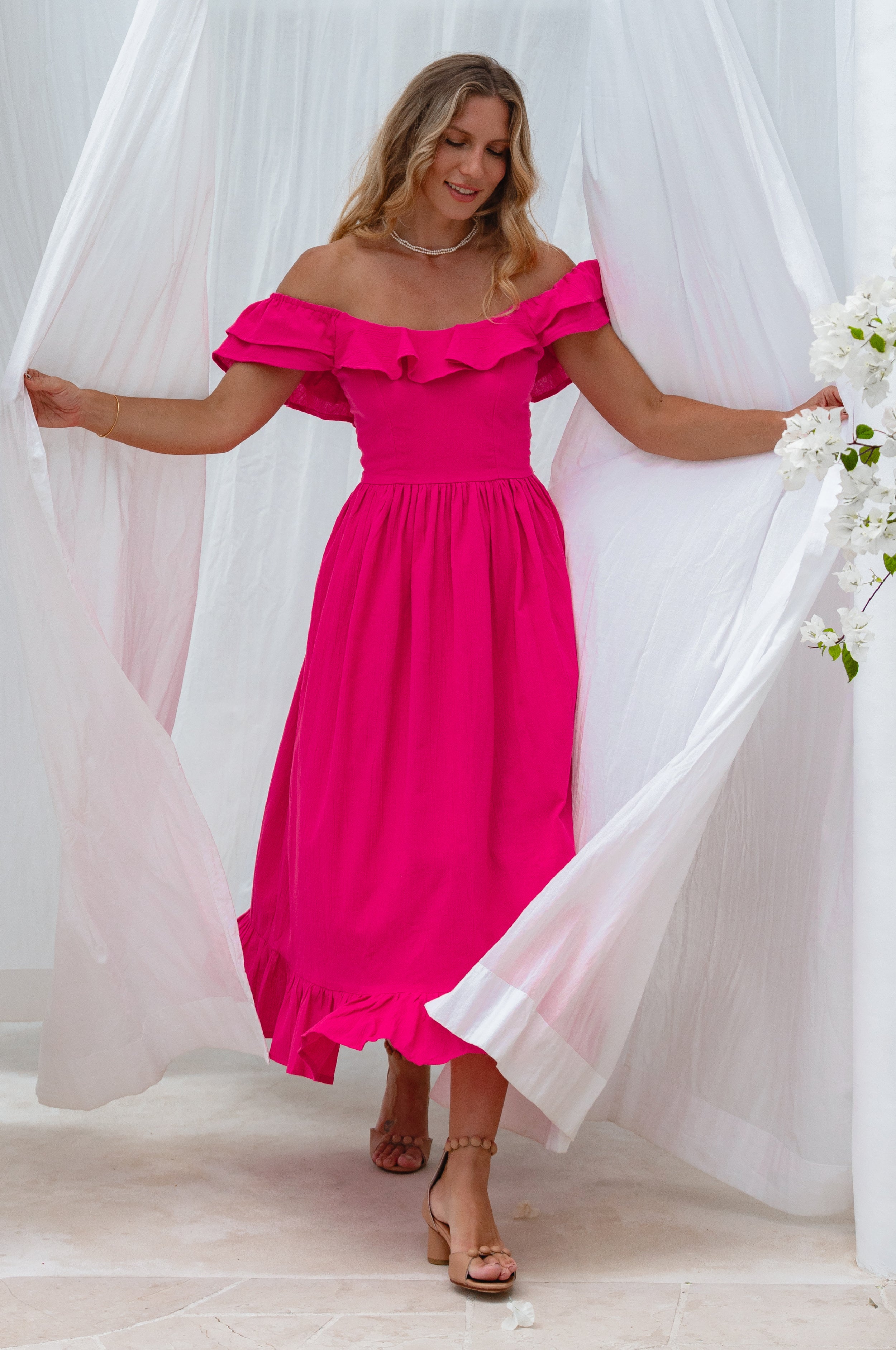 Alethea. Summer Midi Dress – ELF