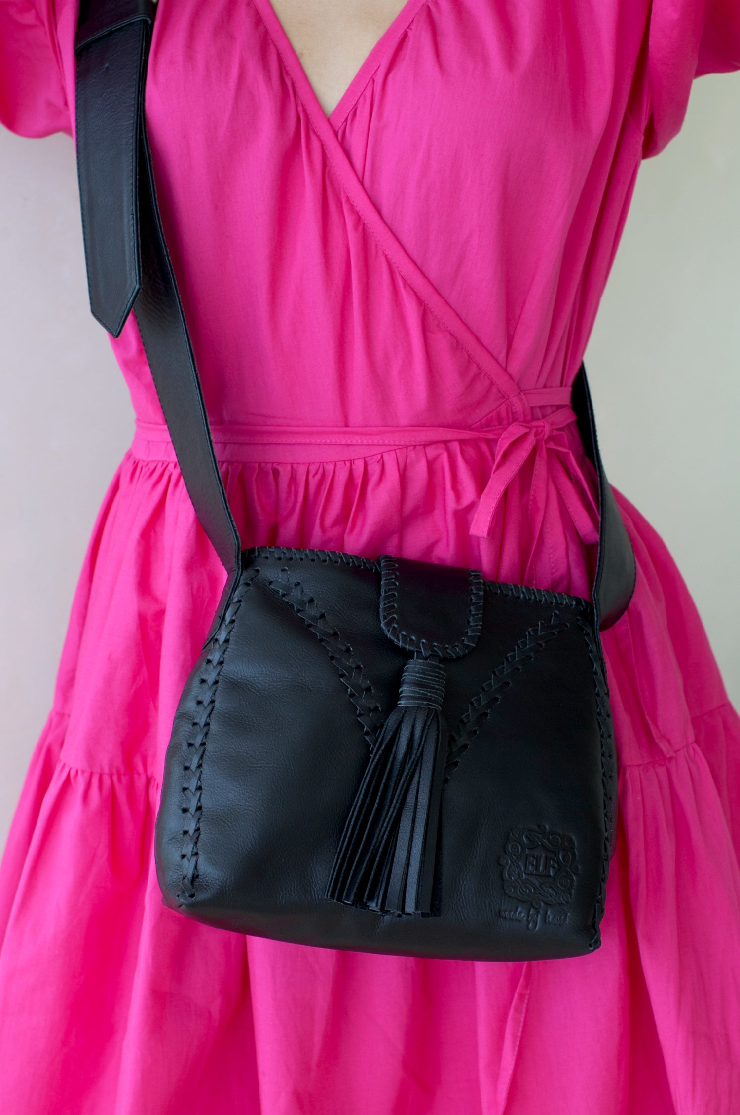 Atacama. Small Handmade Leather Crossbody Bag – ELF