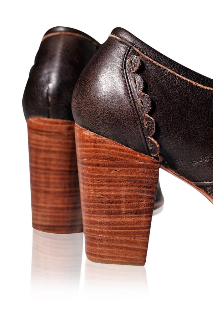 LACE. Casual oxford style ankle booties – ELF