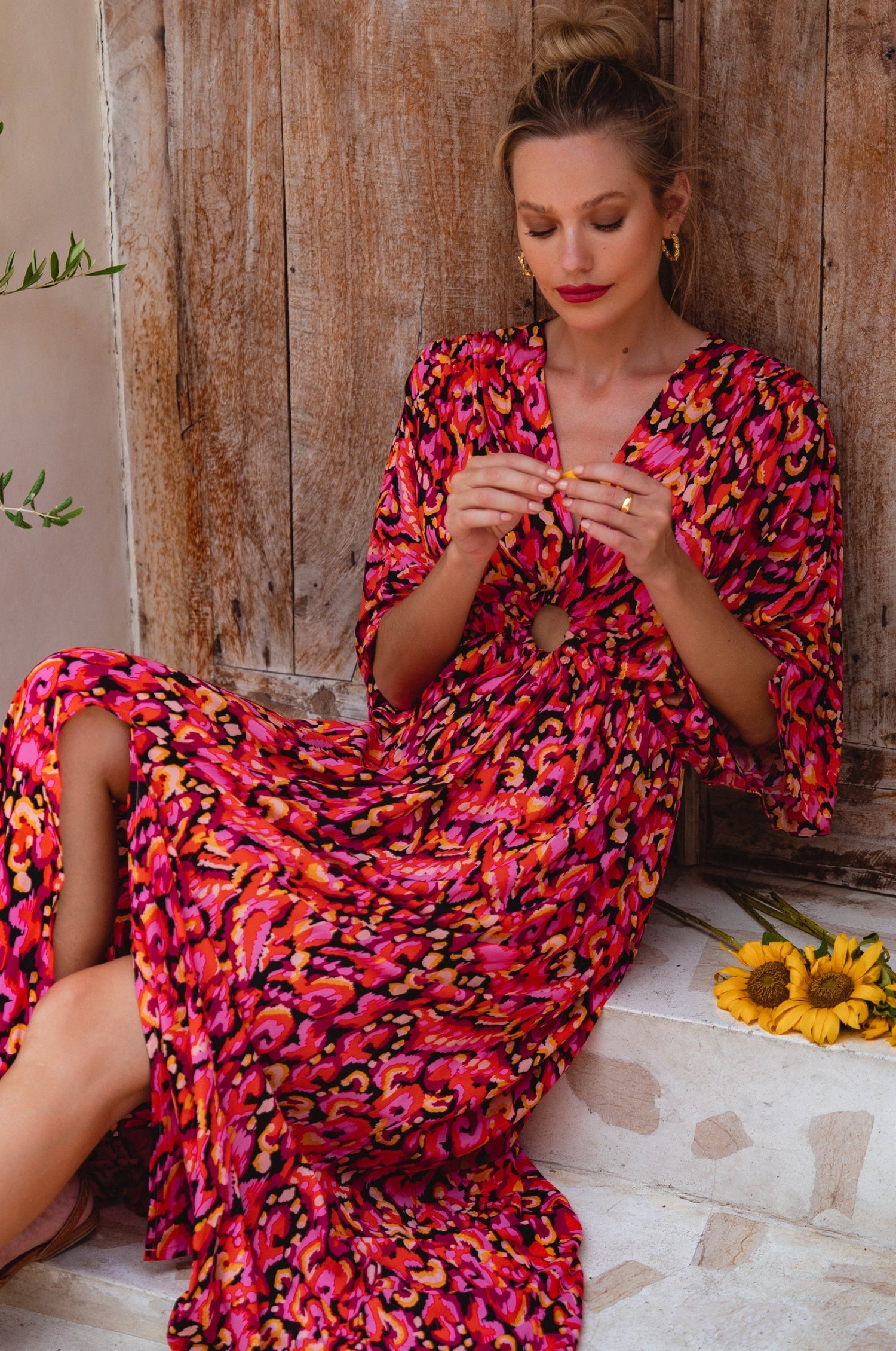 Elena. Bohemian Gown Dress – ELF