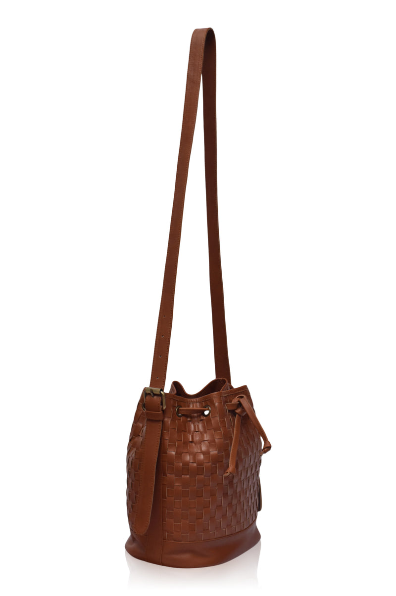 Margo Woven Drawstring Bag – ELF