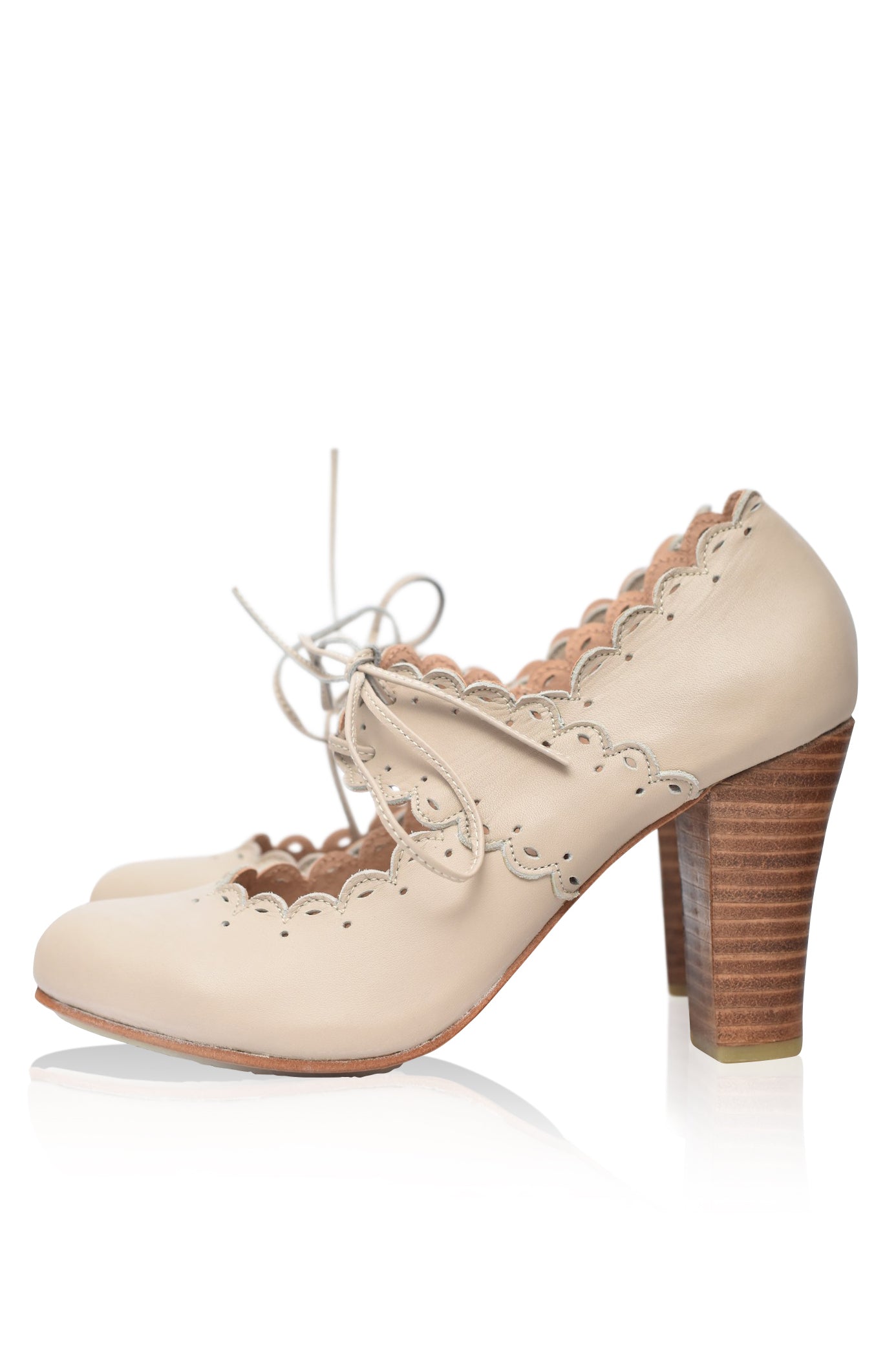 Paradise Bird. Handmade leather shoes with cut out details – ELF